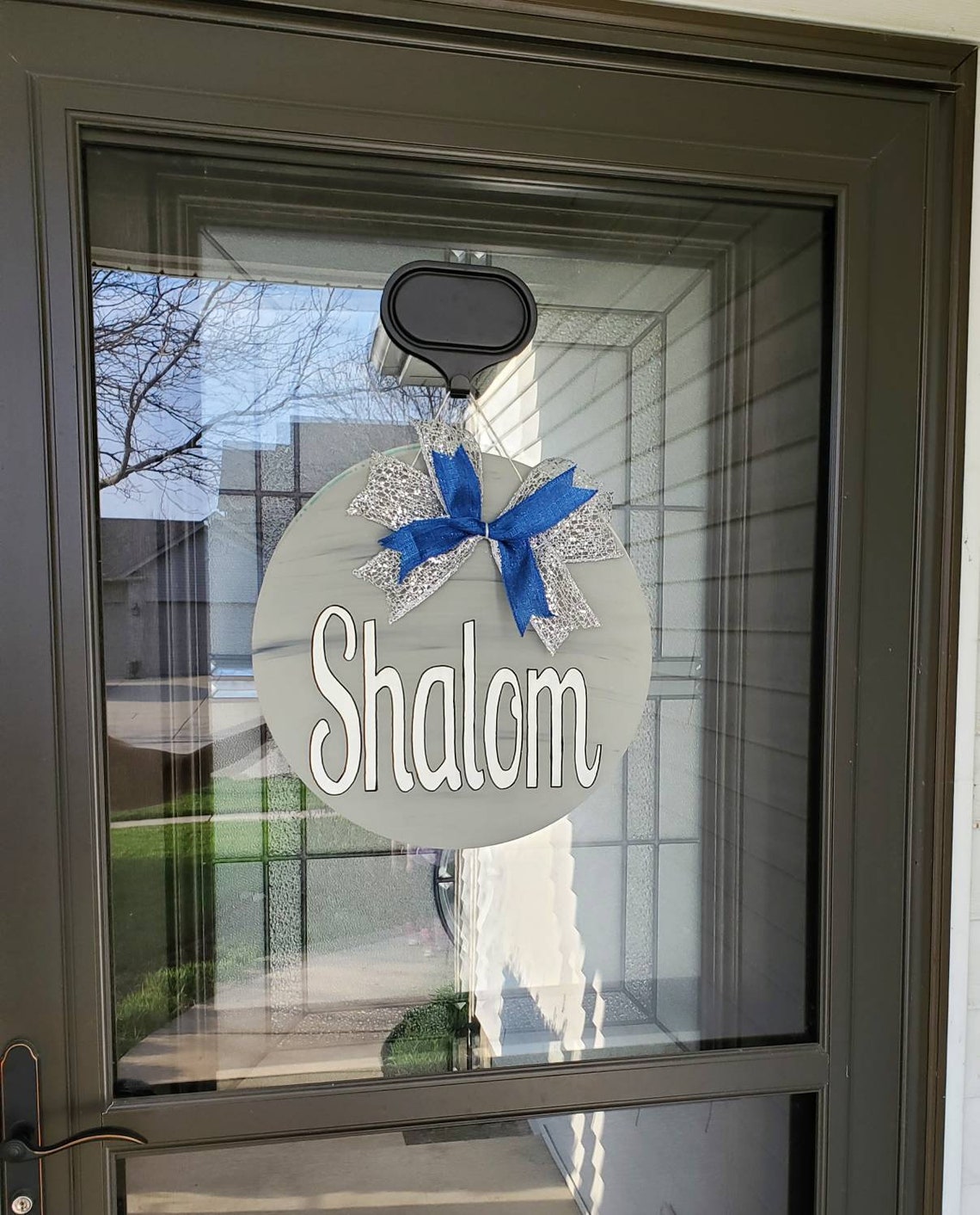 15 Shalom Door Hanger Shalom Sign Spring Door Hanger | Etsy