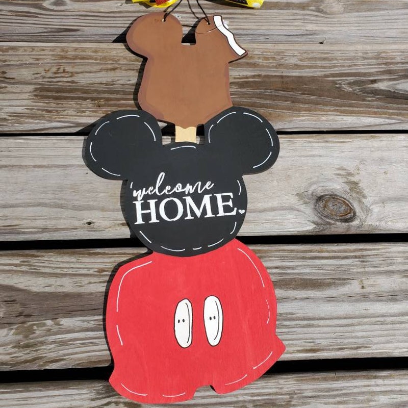 Mickey Mouse Door Hanger - Etsy