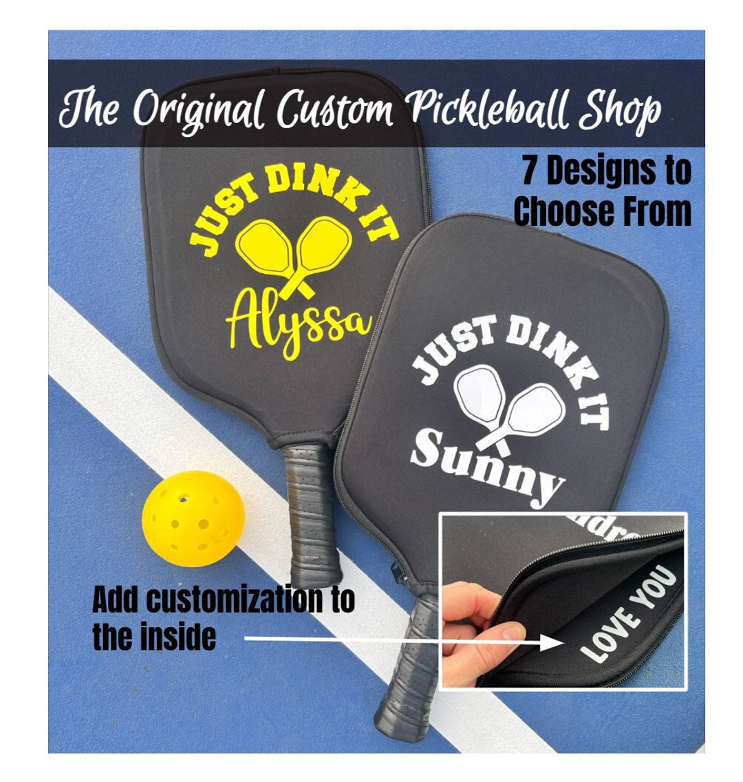 Personalized Pickleball Paddle Gift Personalized Pickleball Cover ...