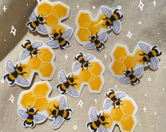 Bumble Bee Stickers | Etsy