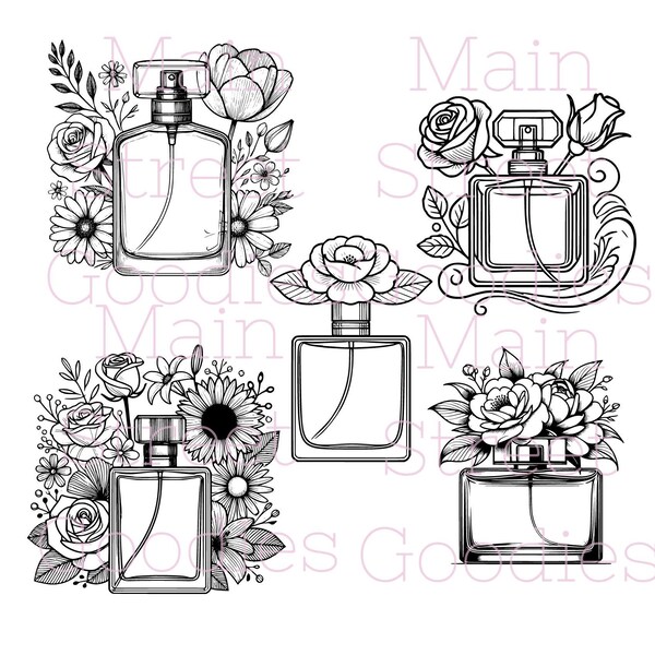 Perfume Bottle Svg - Etsy