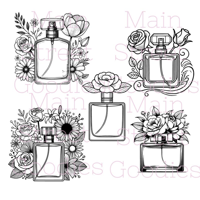 Perfume Bottle Svg - Etsy