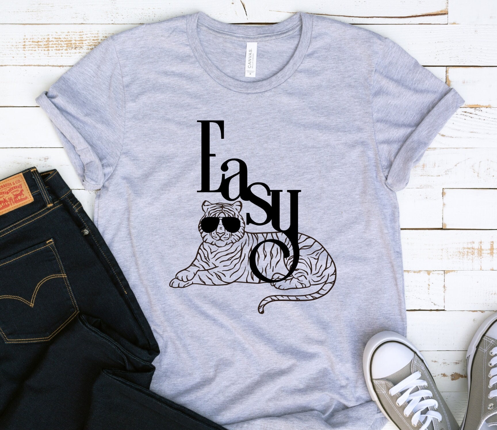 Easy Tiger Svg/png/diy Craft Projects/instant Download/tiger Png/cricut ...