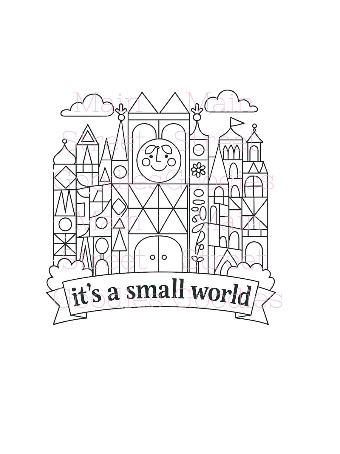 Small World SVG, Disneyland Inspired SVG, Nursery Wall Art Svg, Theme ...
