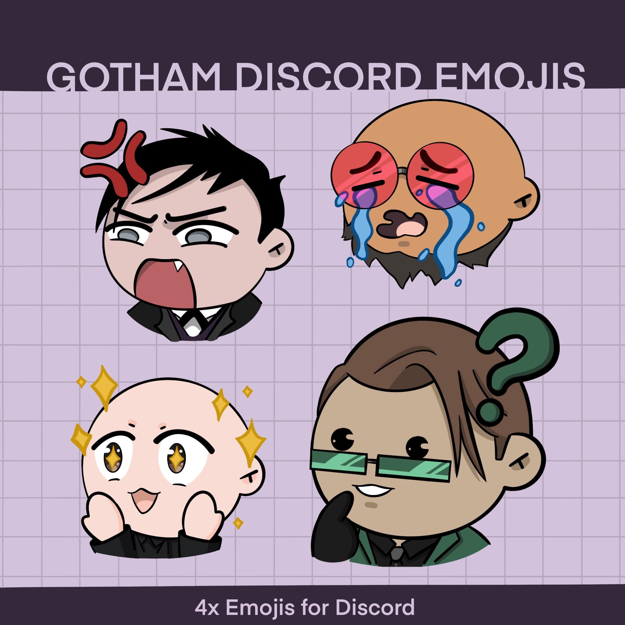 Gotham Discord Emoji Pack - Etsy