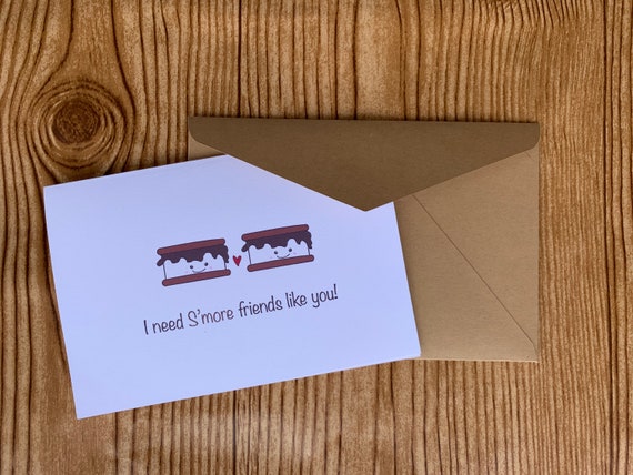 S'more Card Handmade Cards With Matching Envelope | Etsy