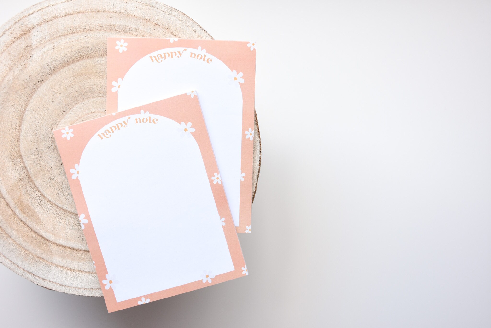 Happy Notes Notepad / 4.25x5.5 In. / Blank Notepad / 25 Sheets - Etsy ...