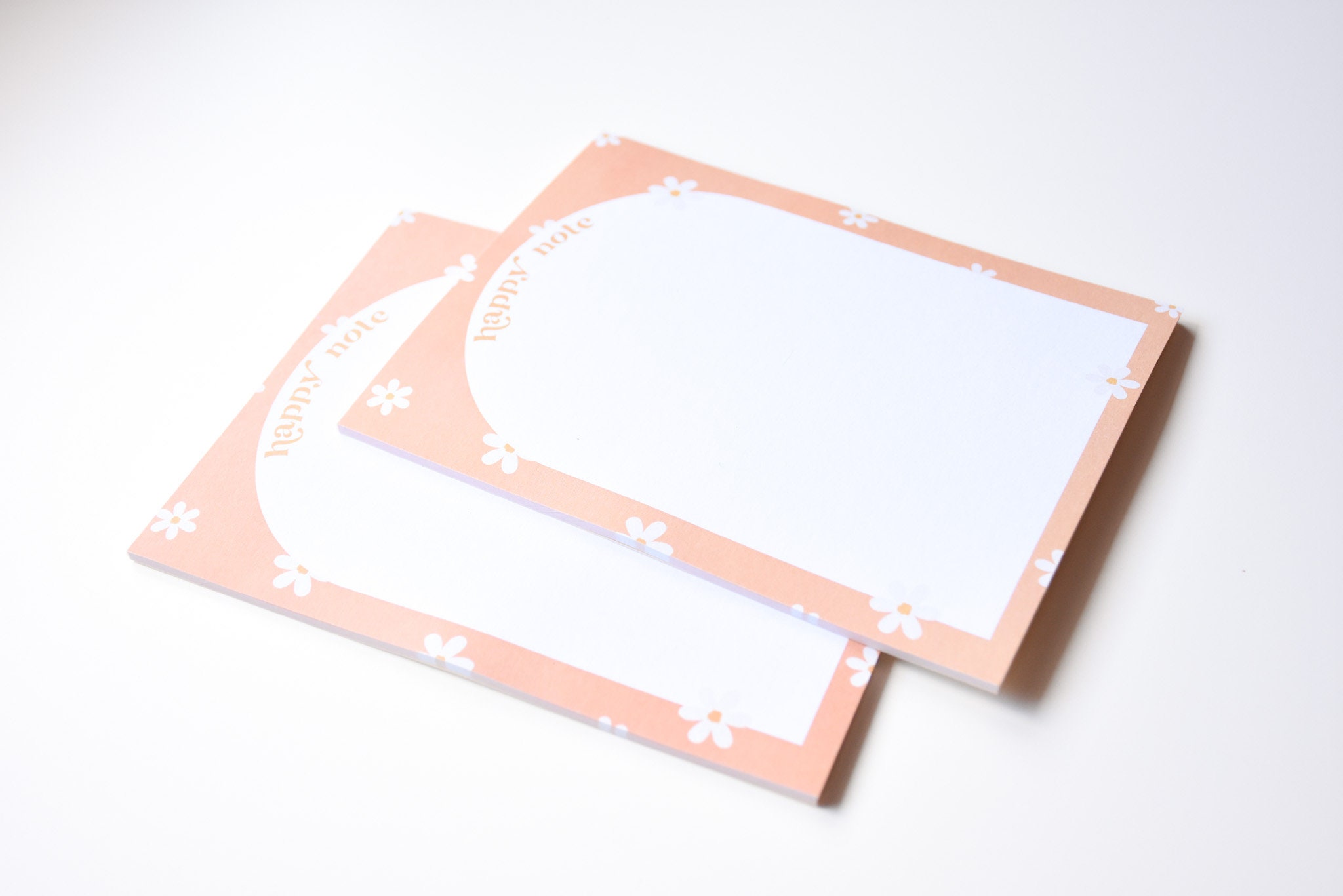 Happy Notes Notepad / 4.25x5.5 In. / Blank Notepad / 25 Sheets - Etsy ...