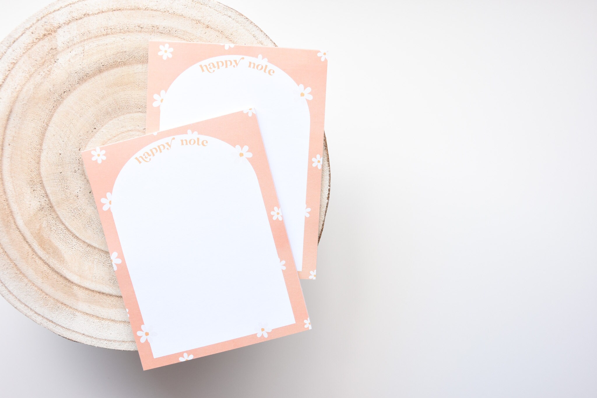 Happy Notes Notepad / 4.25x5.5 In. / Blank Notepad / 25 Sheets - Etsy ...