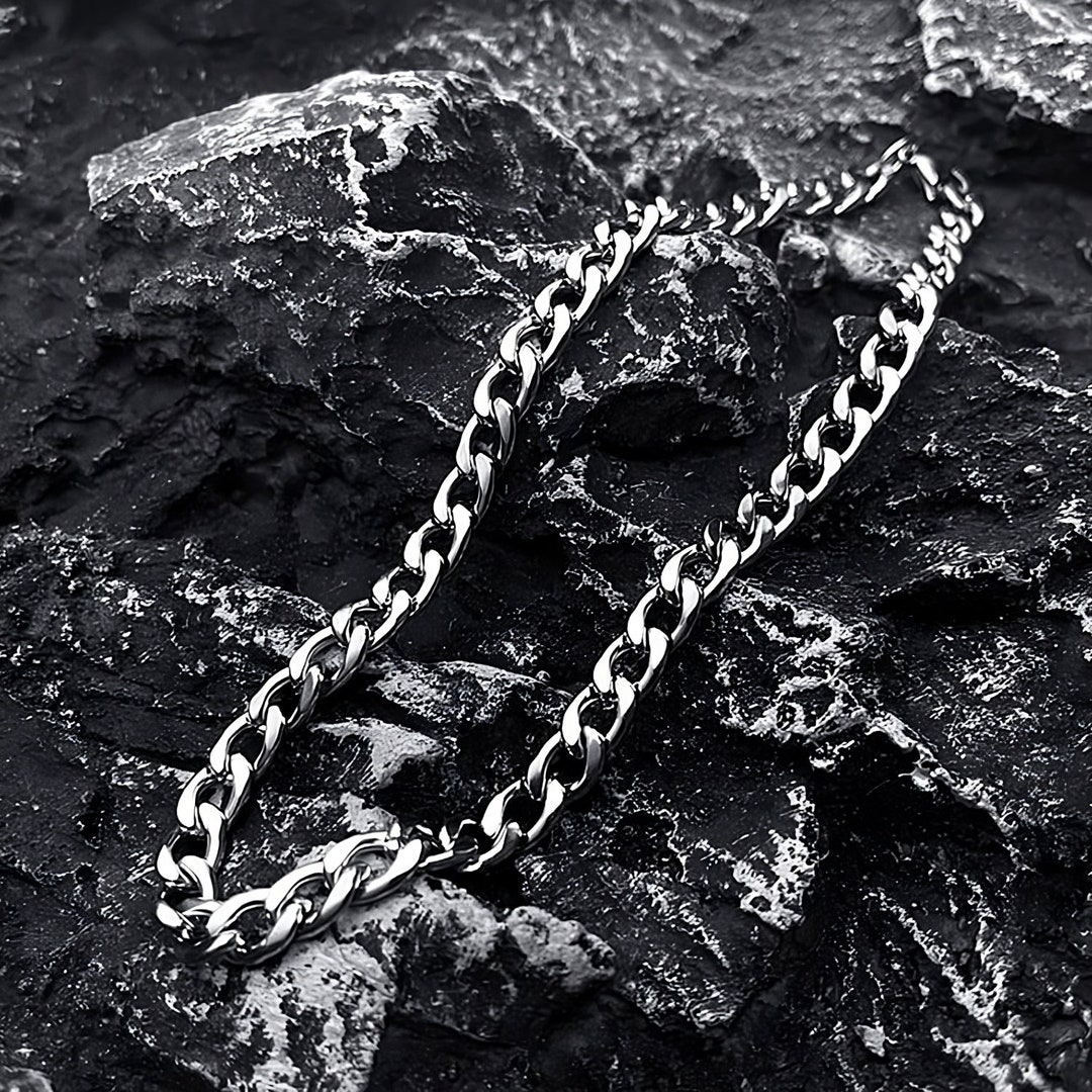 Waterproof Curb Chain, Wide Cubin Link Chain, Thick Chunky Cuban Link ...
