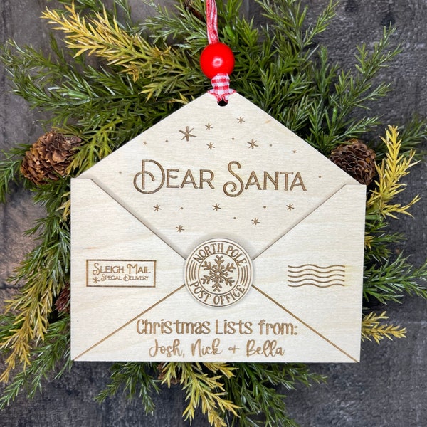 Dear Santa Ornament - Etsy