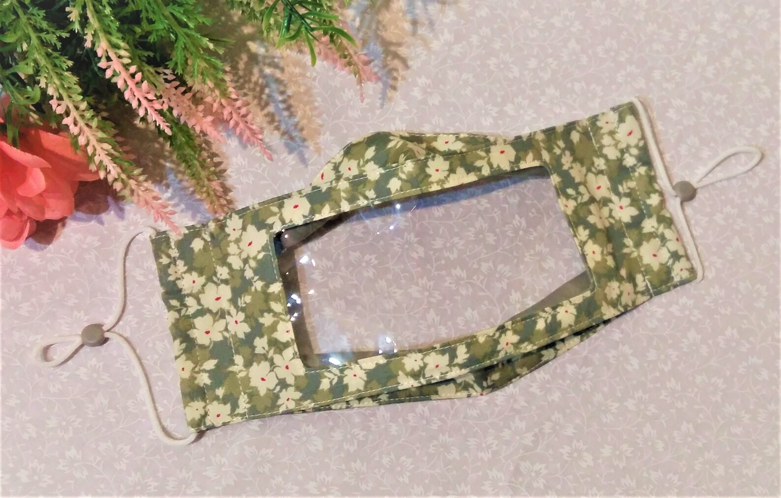 Transparent Clear Face Mask Covering Window Visible Mouth | Etsy UK