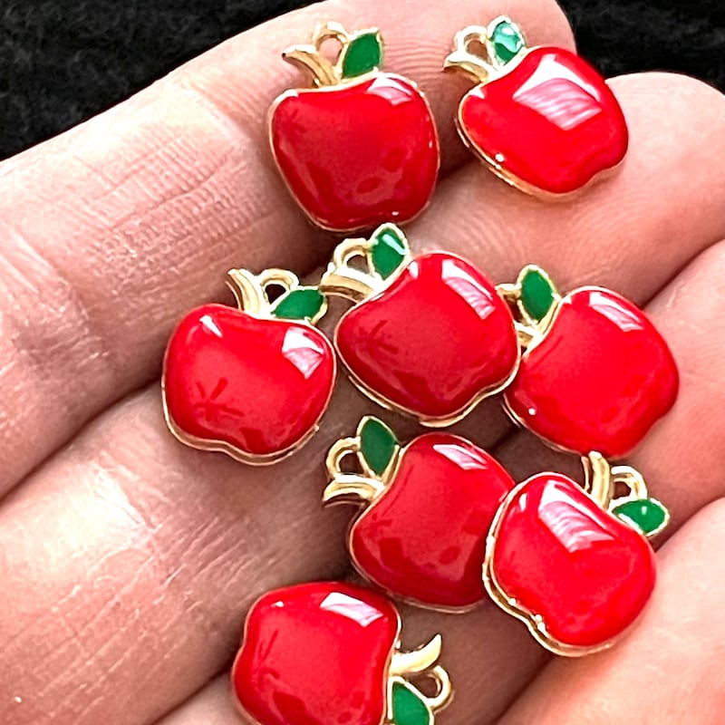 Apple Pendants - Etsy