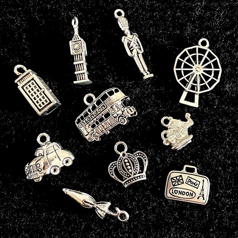 Travel Charms British - Etsy