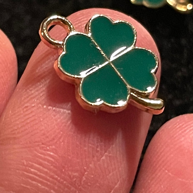 Shamrock Charm - Etsy