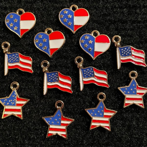 Flag Charms - Etsy