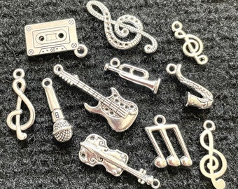 Instrument Charms - Etsy