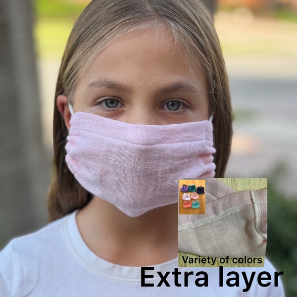 Double Gauze Face Mask - Etsy