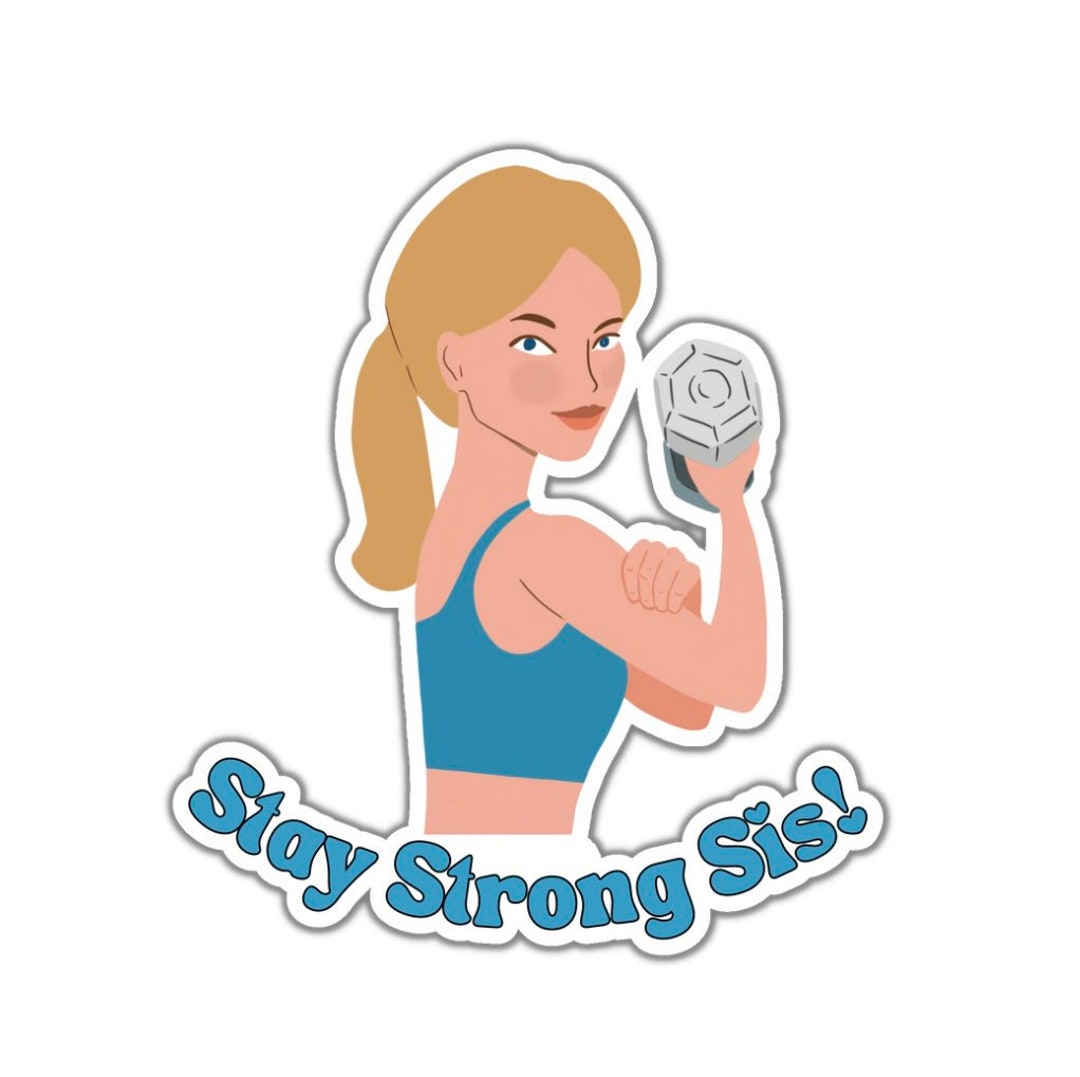 Fitness Stickers, Weight Lifting Sticker, Gym Sticker - Etsy