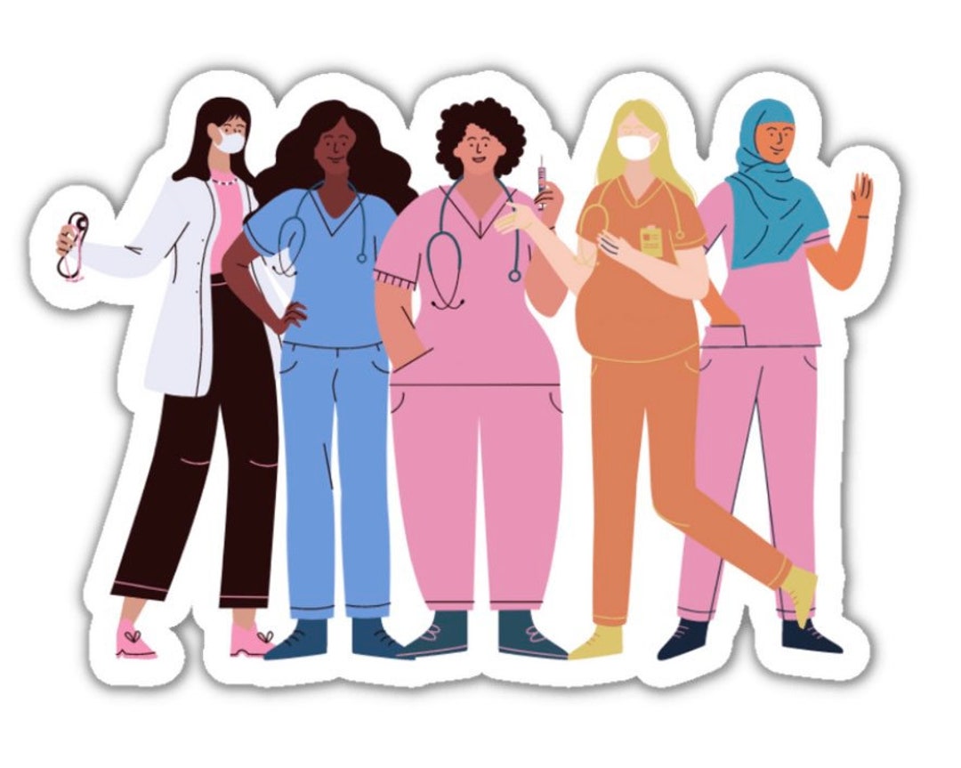 Women in the Medical Field Sticker - Etsy