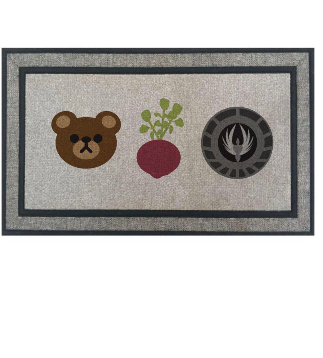 Bears Beets Door Mat - Etsy