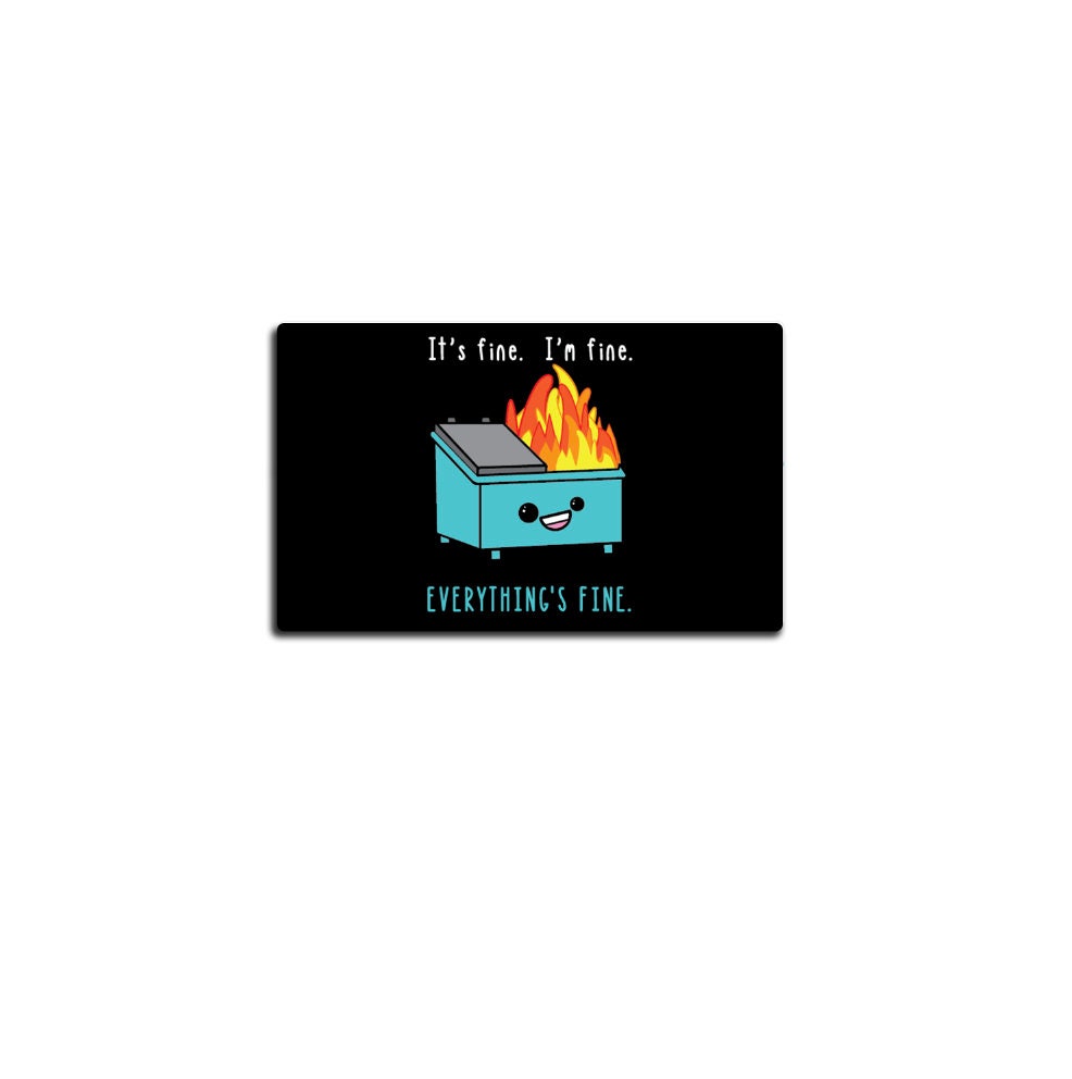 Dumpster Fire Fridge Magnet - Etsy