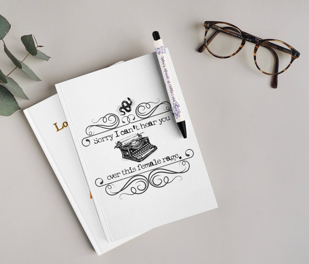 Can't Hear You Over This Female Rage Journal - Etsy