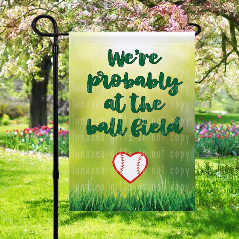 Baseball Garden Flag - Etsy