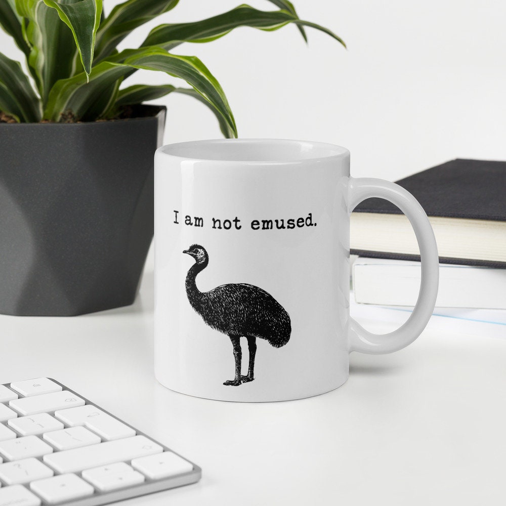 Funny Emu Mug, Funny Emu, Emu, Emu Mug, Mug Emu, Emu Lover, I Love Emus ...