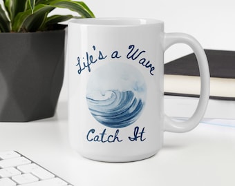 Life a Beach Mug | Etsy