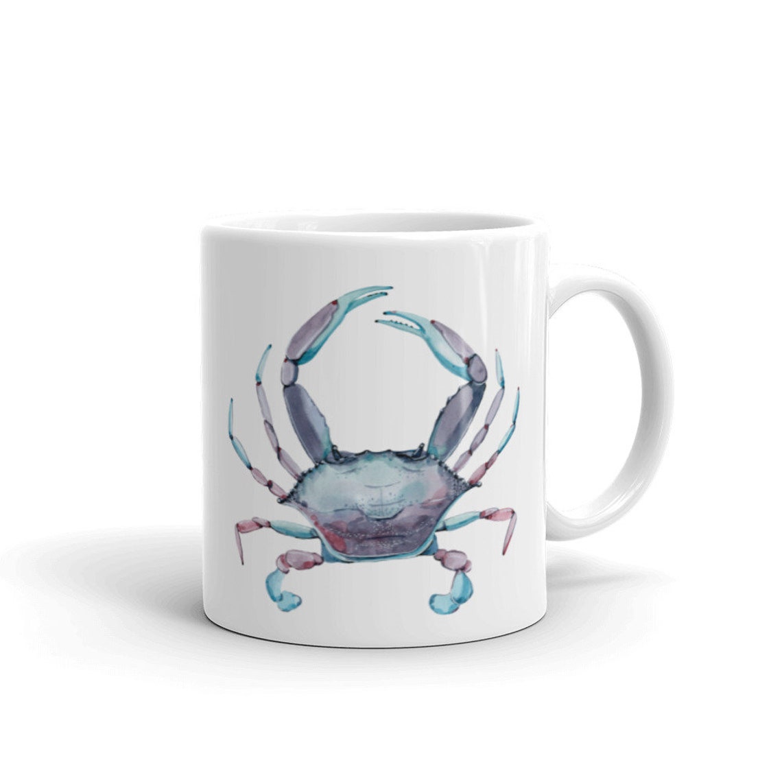 Crab Coffee Mug Crab Mug Blue Crab Mug Blue Crab Beach - Etsy