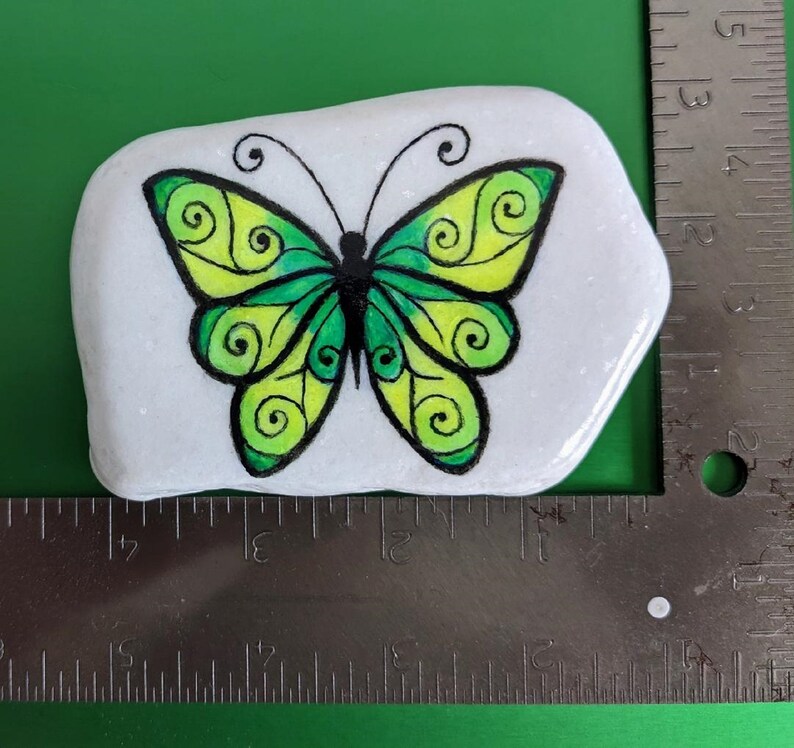 Acrylic Painted Inspirational Stone, Acrylic Stone, Painted Stone, Gift ...