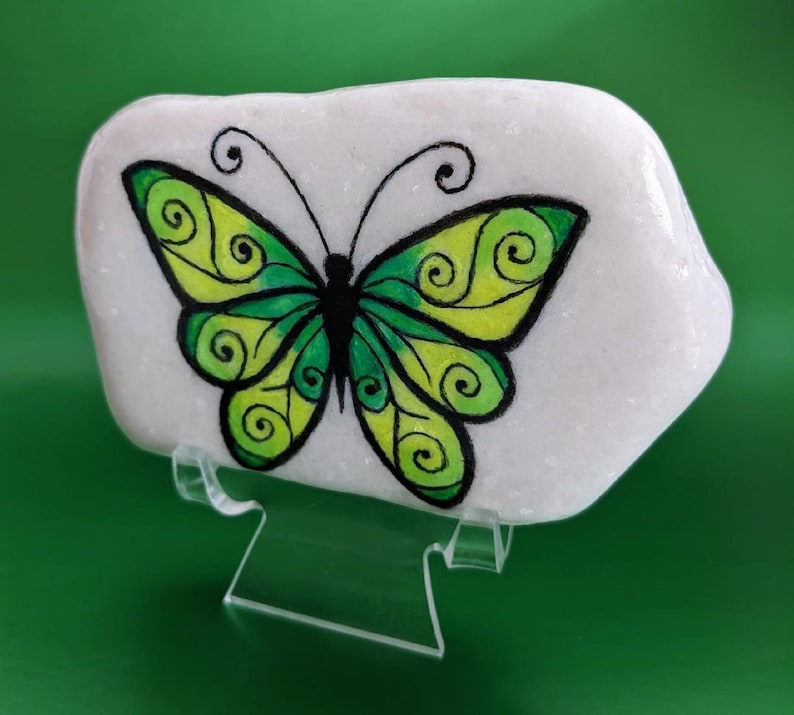 Acrylic Painted Inspirational Stone, Acrylic Stone, Painted Stone, Gift ...