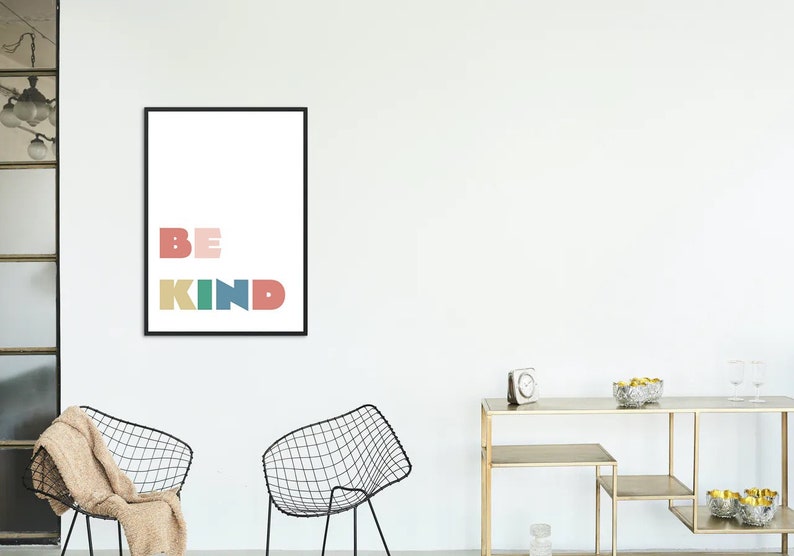 Be Kind Printable Posters Classroom Quotes Classroom Decor - Etsy