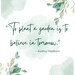 Plants, Quotes, Printable, Download, Decor, Wall, Home, Inspiration ...