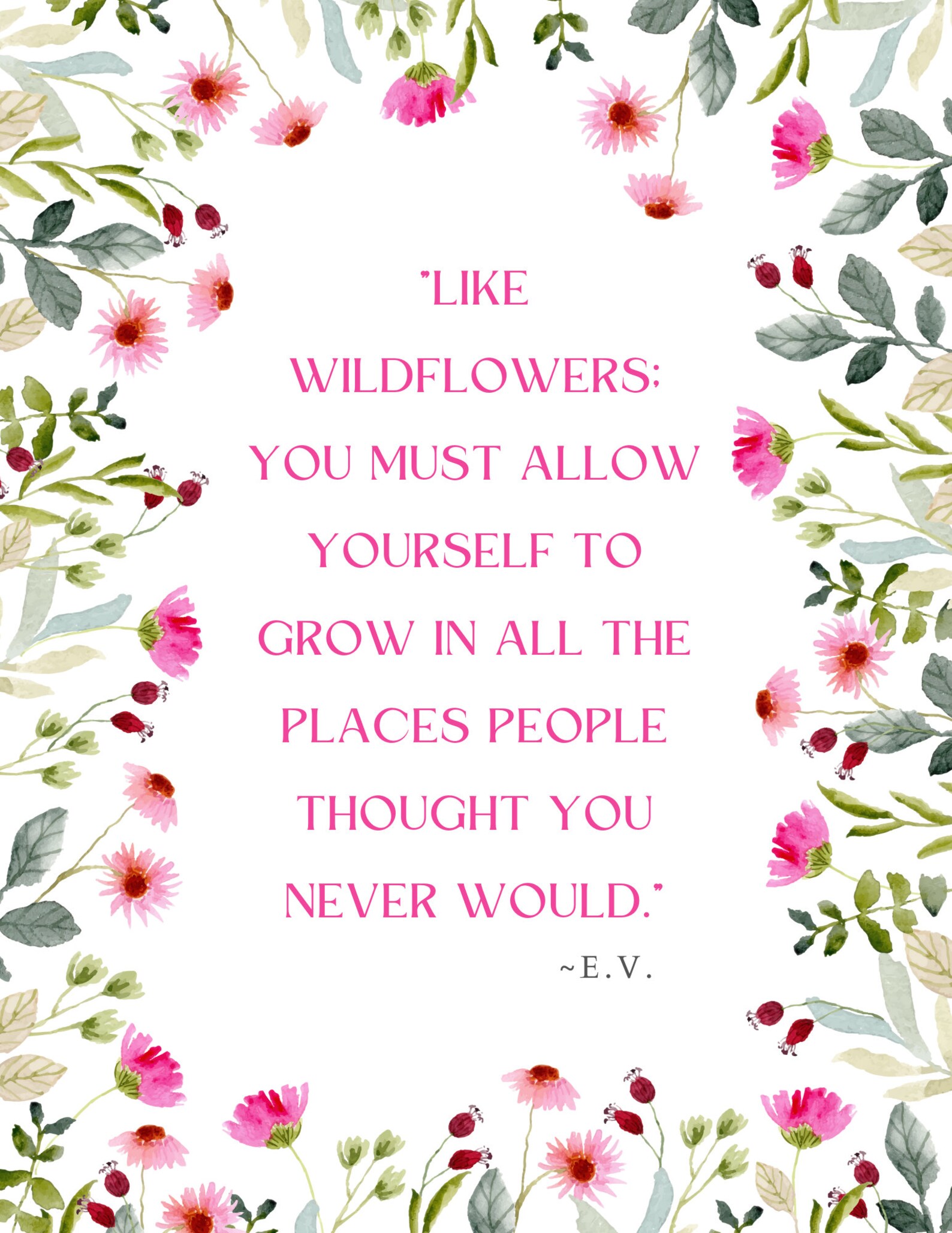 Plants, Quotes, Printable, Download, Decor, Wall, Home, Inspiration ...