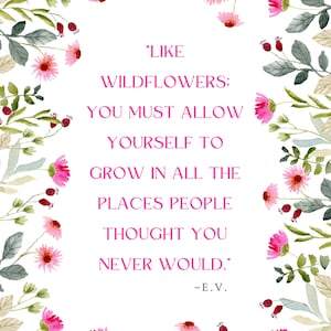 Plants, Quotes, Printable, Download, Decor, Wall, Home, Inspiration ...