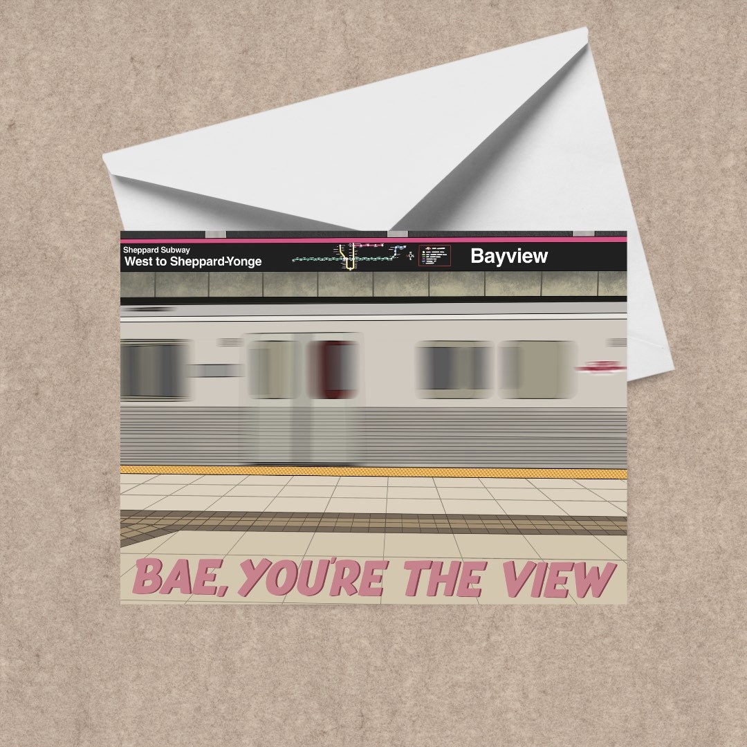 Bae View Card | Toronto | Ontario Card - Etsy
