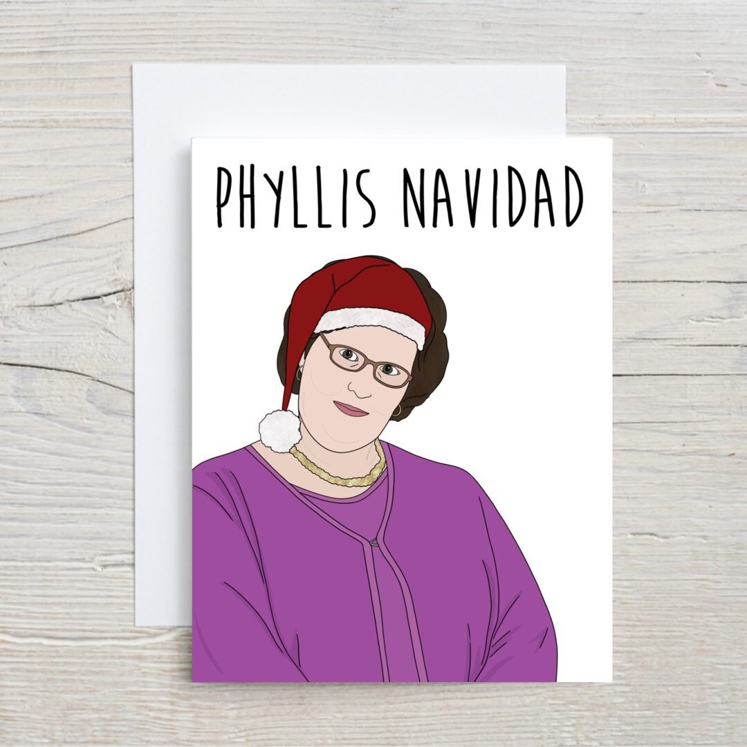 Phyllis Navidad Card - Etsy