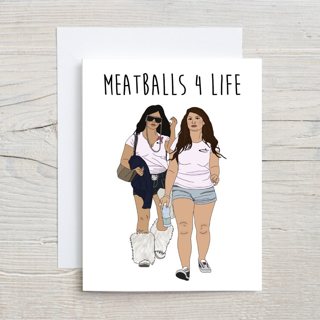 Meatball Card - Etsy