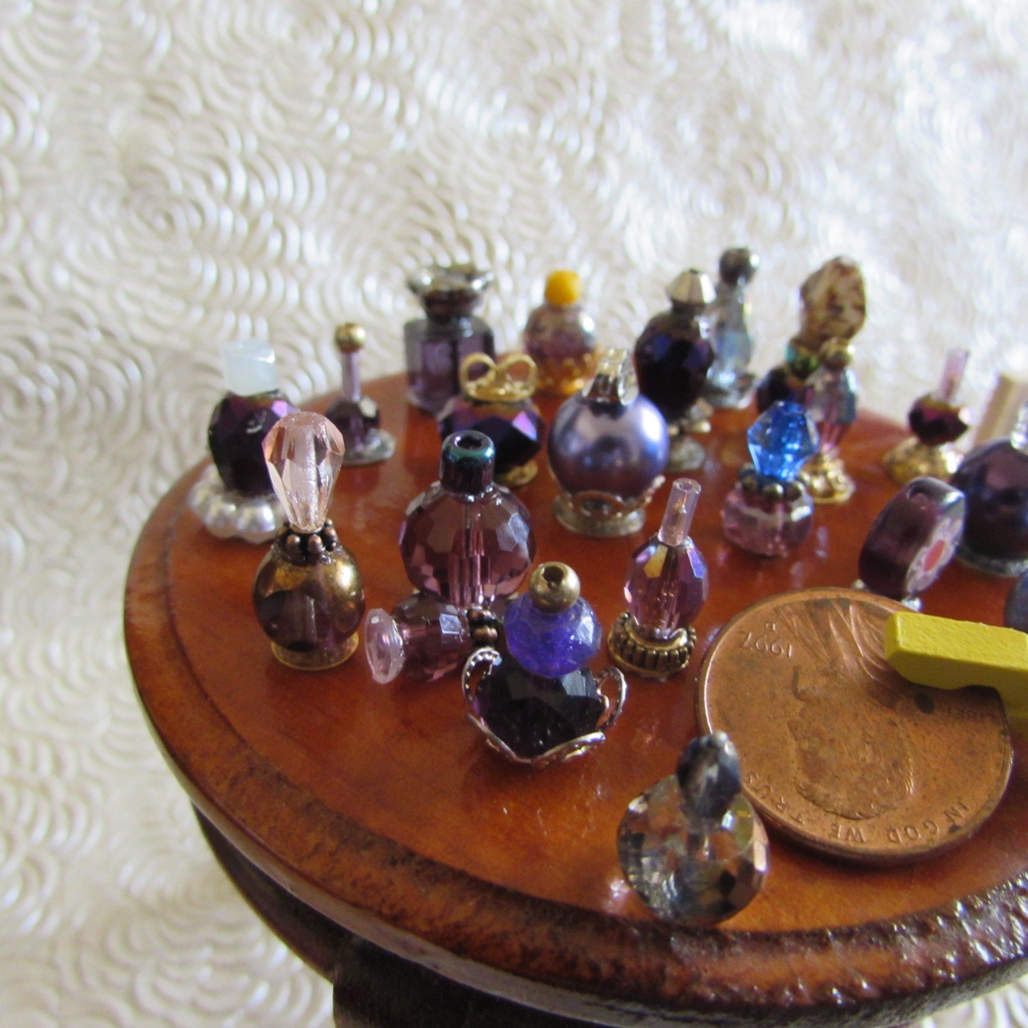 Purple Miniature Collectibles, Miniature Decor, Dollhouse Miniatures ...