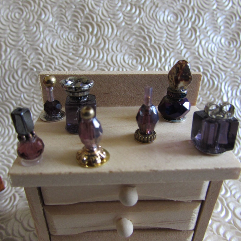 Purple Miniature Collectibles, Miniature Decor, Dollhouse Miniatures ...