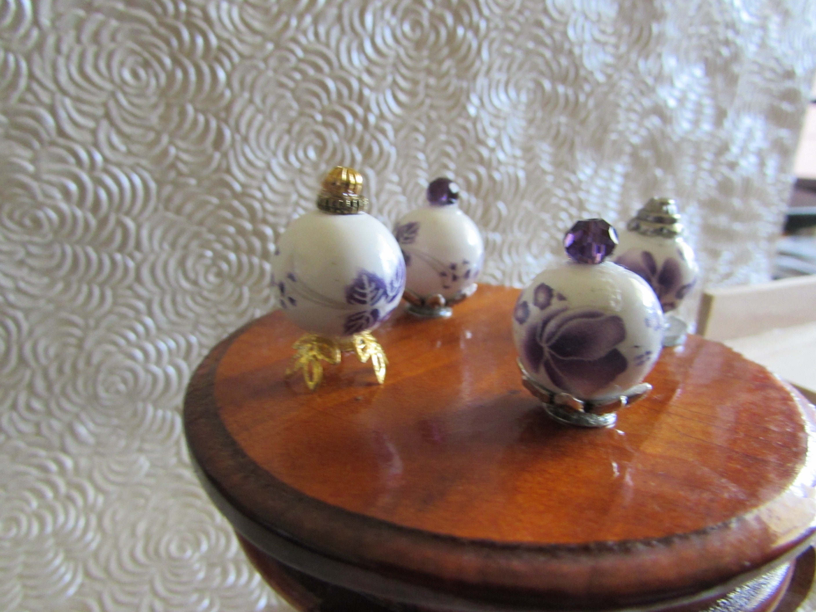 Purple Miniature Collectibles, Miniature Decor, Dollhouse Miniatures ...