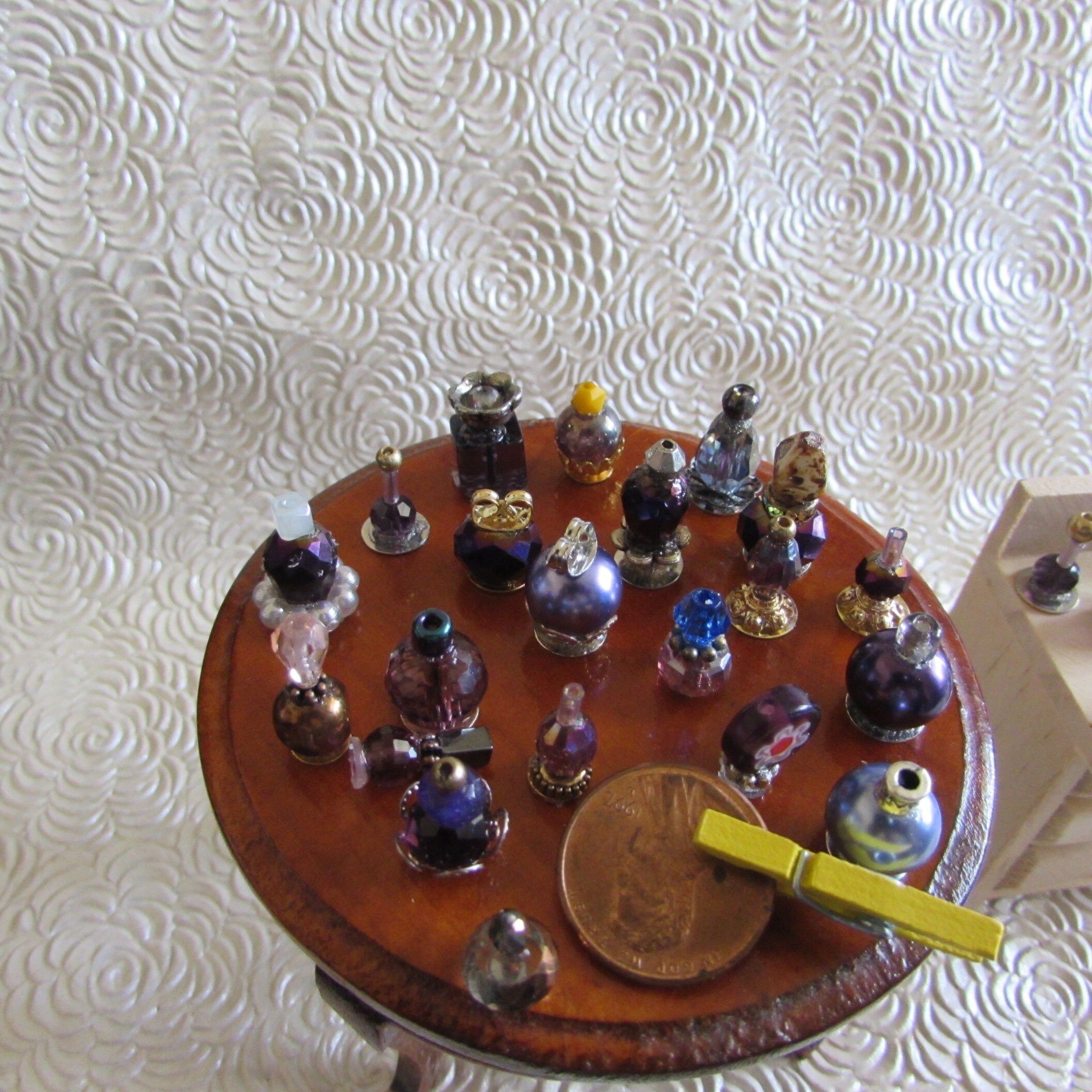 Purple Miniature Collectibles, Miniature Decor, Dollhouse Miniatures ...