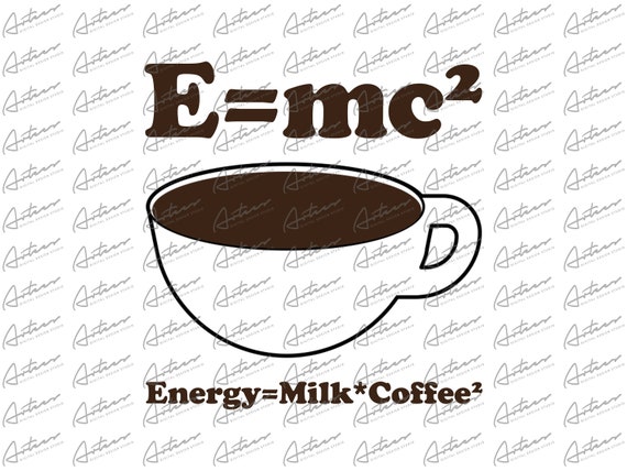 EMC2 Energymilk X Coffee Png Download | Etsy