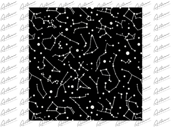 Constellations Pattern Png Download Constellations - Etsy