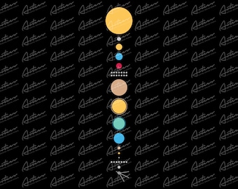 Planets Svg Solar System Clipart Planet Download Planet - Etsy