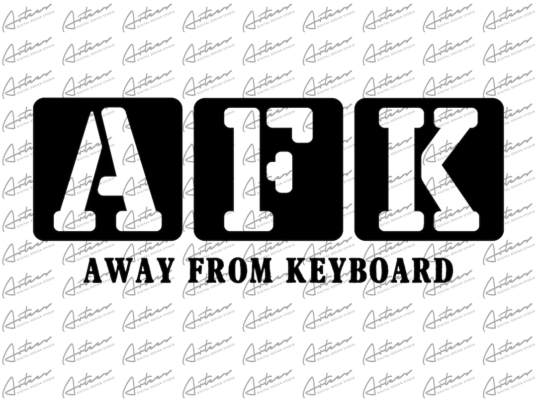Away From Keyboard Png Download - Etsy
