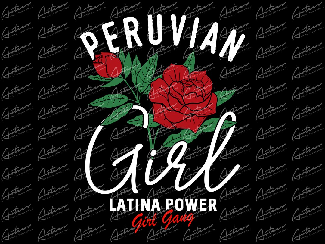 Peruvian Girl Latina Power PNG: Peru Rose Art (digital Download) - Etsy