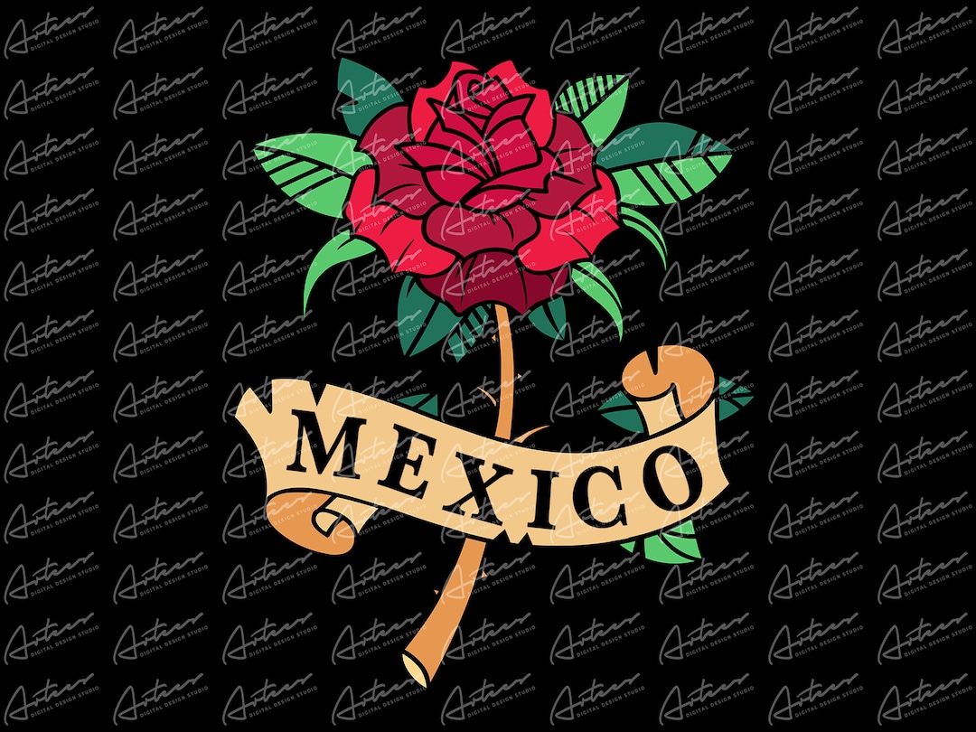 Mexico Rose Png Download - Etsy